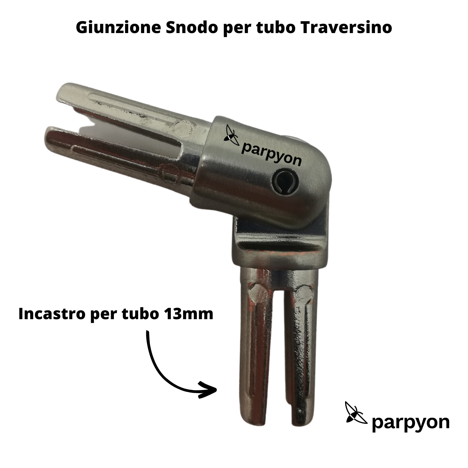 Accessori e Componenti Ringhiera - Giunzione Snodo per Tubo D.13mm ...