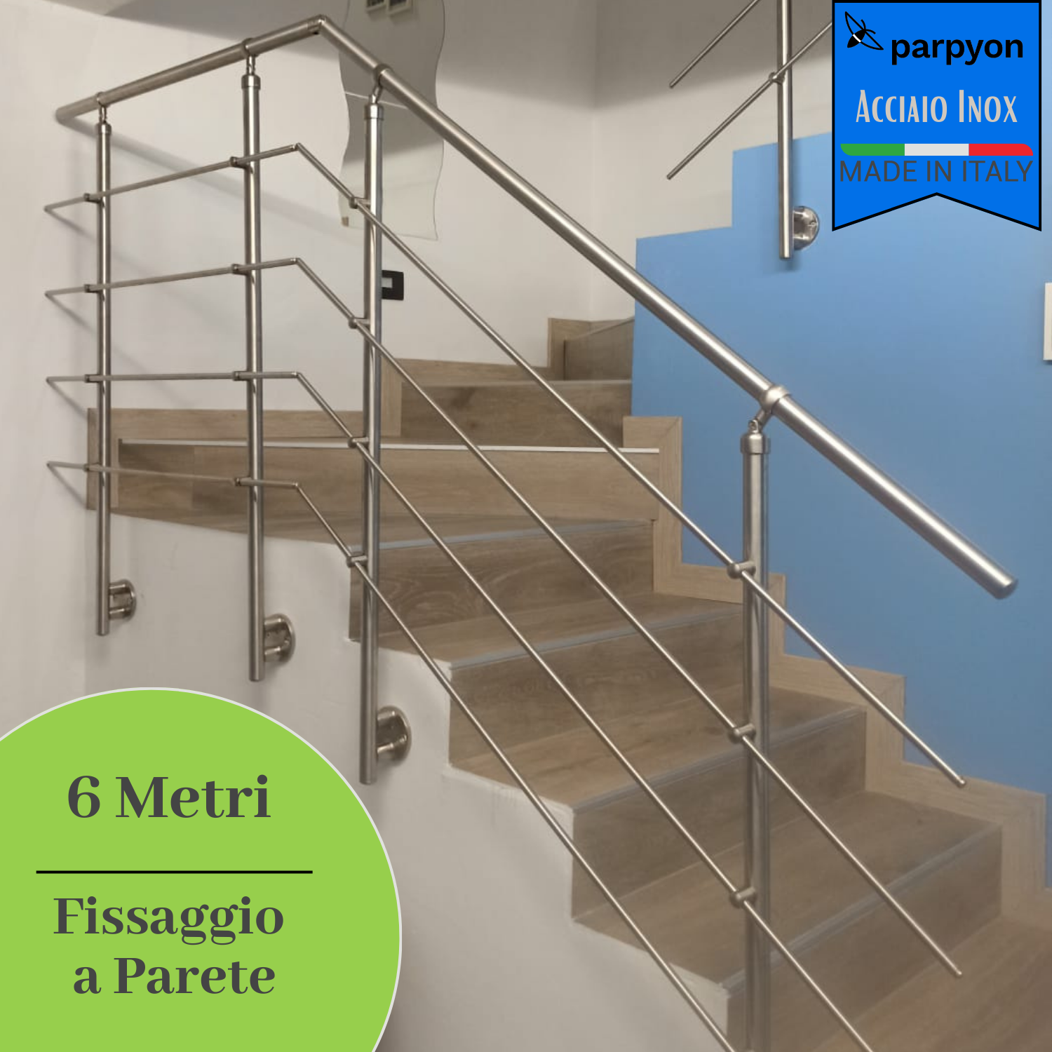 Ringhiera scala Acciaio Inox AISI 304 Made in Italy - Prezzo OFFERTA ...