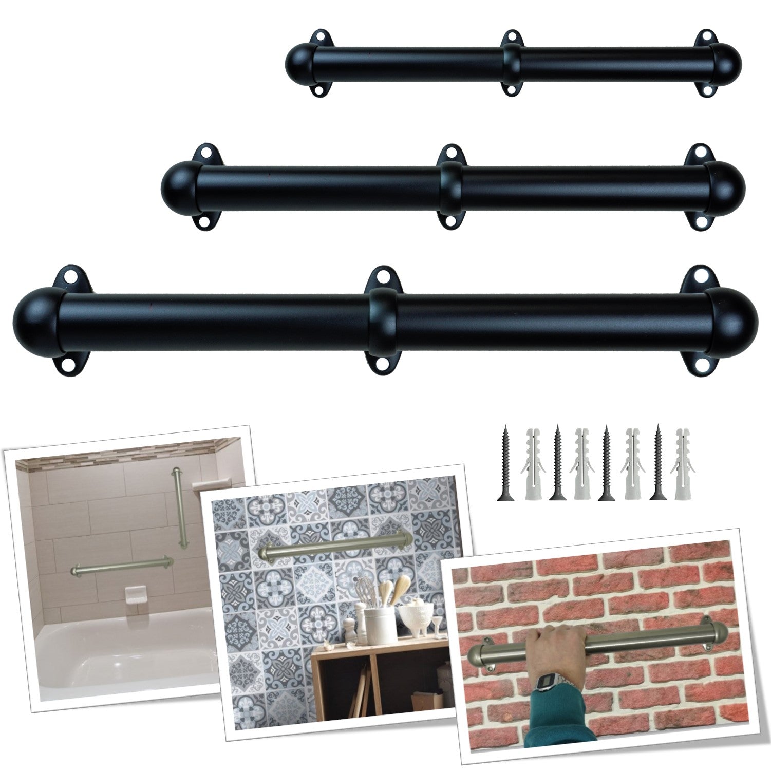 Corrimano a muro in Alluminio - Varie colorazioni - Prezzo in Offerta ...