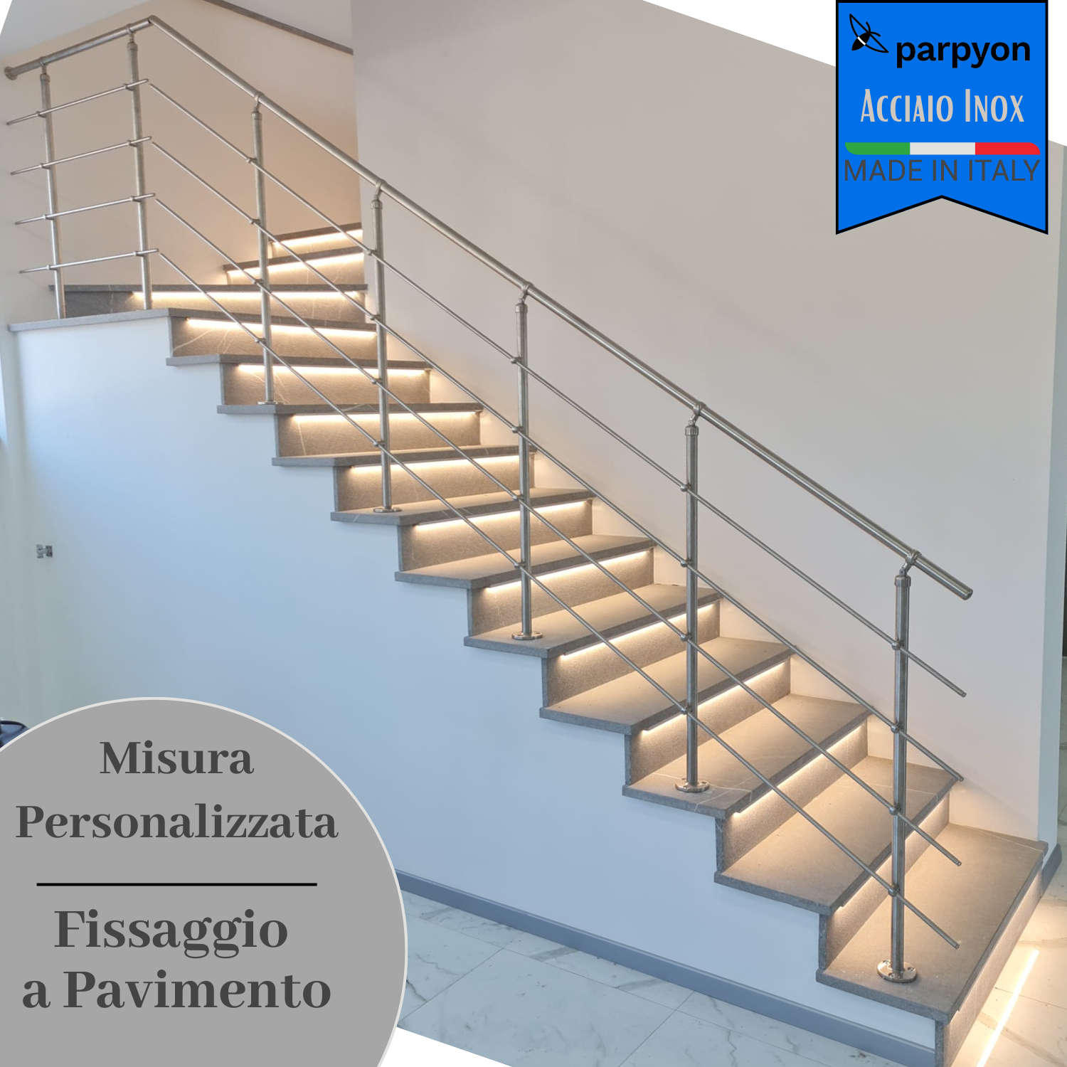 Ringhiera Scala Acciaio Inox Aisi 304 Made In Italy Prezzo Offerta Parpyon